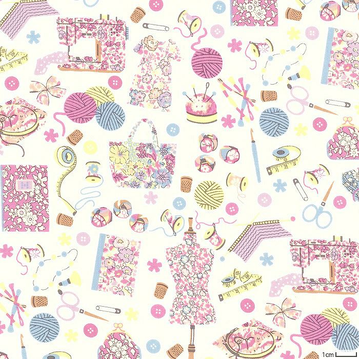 マイバッグ＜IV7＞（材料セット） | リバティ 生地、編み物、刺繍、刺し子のことなら ホビーラホビーレ